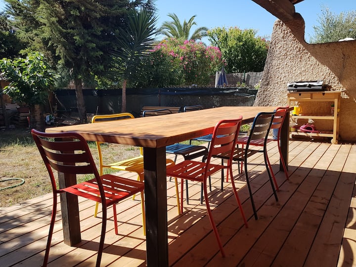 Villa Au Coeur Du Brusc - Clim, Jardin, Parking - Six-Fours-les-Plages