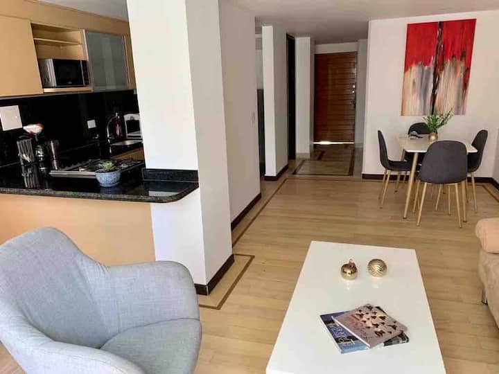 Apartamento Con Chimenea, Cercano Al Parque 93 - Bogotá