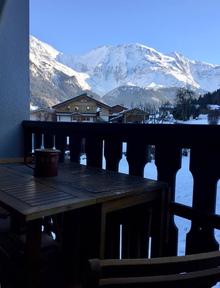 Face Au Mont-blanc, Au Pied Des Pistes. - Saint-Gervais-les-Bains