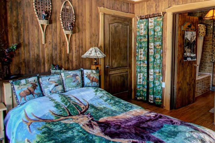 Au Gîte Ambrelane: La Chambre Trappeur - Thetford Mines