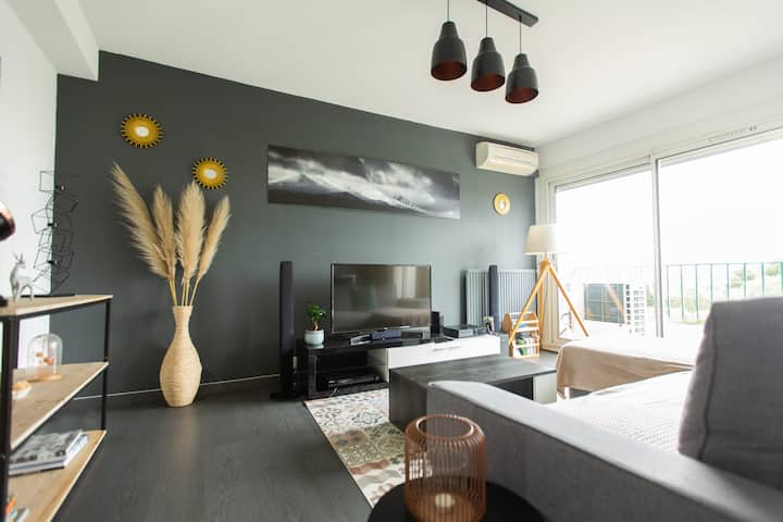 Bel Appartement Proche Du Centre Ville Et Plages - Perpignan