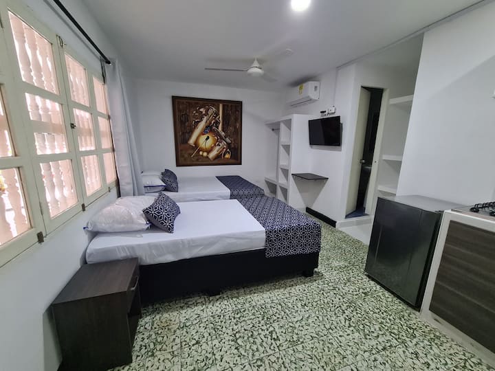 Apartaestudio Con Cocineta En El Centro Histórico - Cartagena