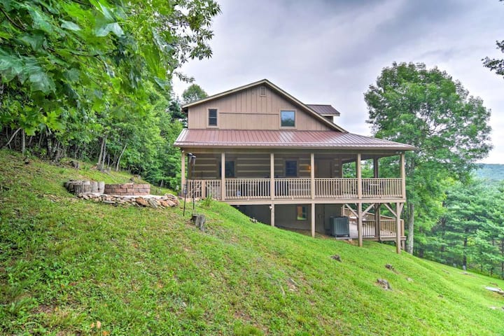 New Hot Tub/app St-/location/views/firepit/pets - Boone, NC