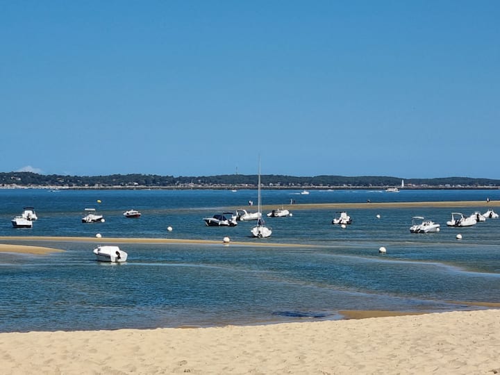 Arcachon – Coin De Paradis Jolie Vue Mer 10m Plage - Cap Ferret