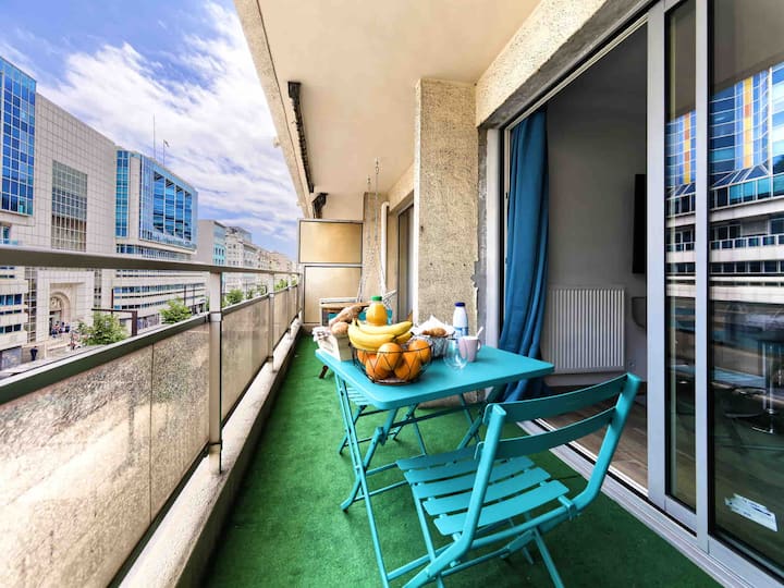 1 Min Plage* Parking * 3 Chambres*2 Ac Appartement - Nice