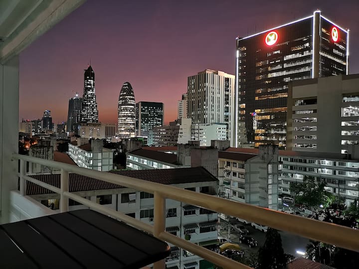Ari Bts Oasis Chillax 1br - Balcony & City View - Bangkok