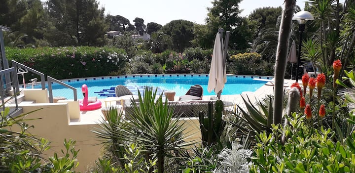 Villa Bianca Havre De Paix A 5 Minutes Des Plages. - Biot