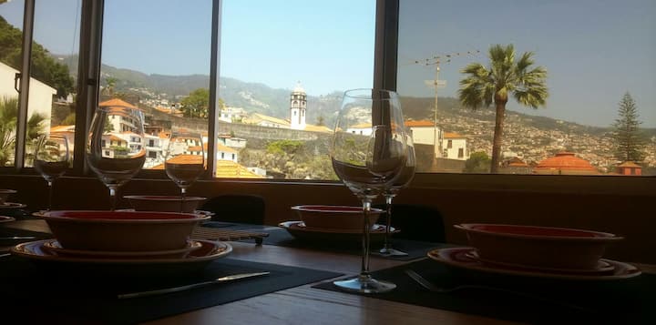 Funchal Centre/très Belle Vue/fibre Wifi Gratuit - Madeira