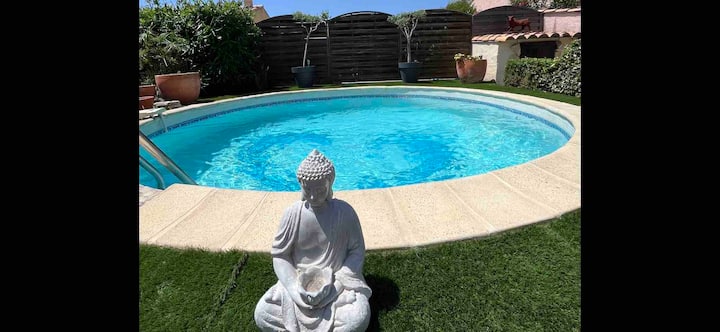 Piscine Cosy, 3 Chambres, 3 Sdb, 10 Min Des Plages - Carnon
