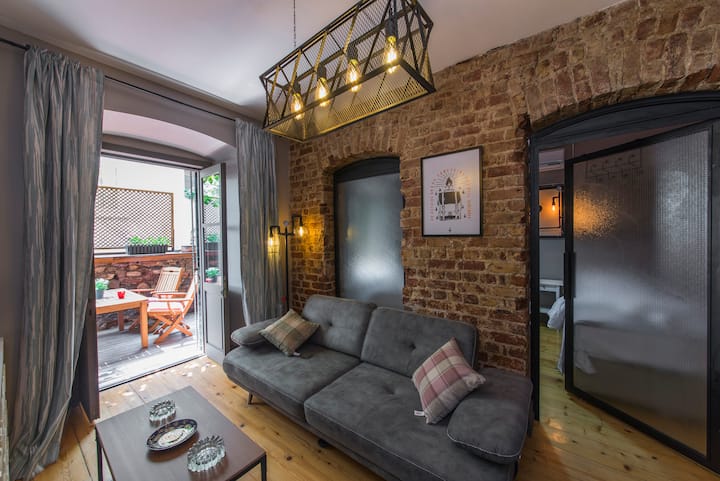 Central 3br - 2ba - 3ac Cozy Flat W/private Garden - Istanbul