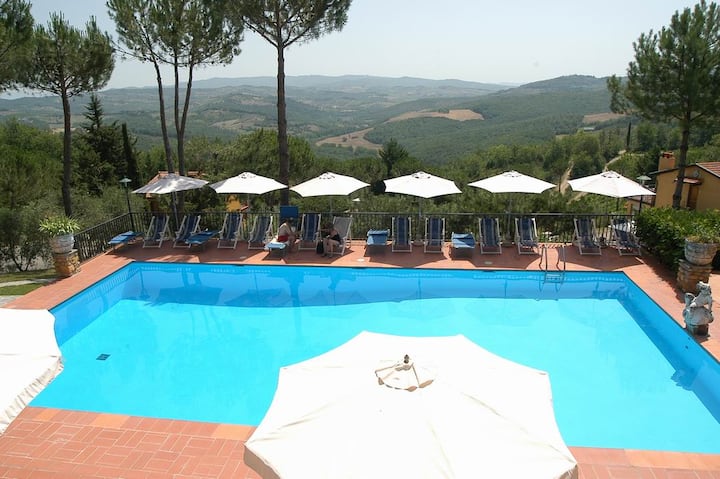 Tuscany Btw Florence And Siena (With Tennis).- - Toskana