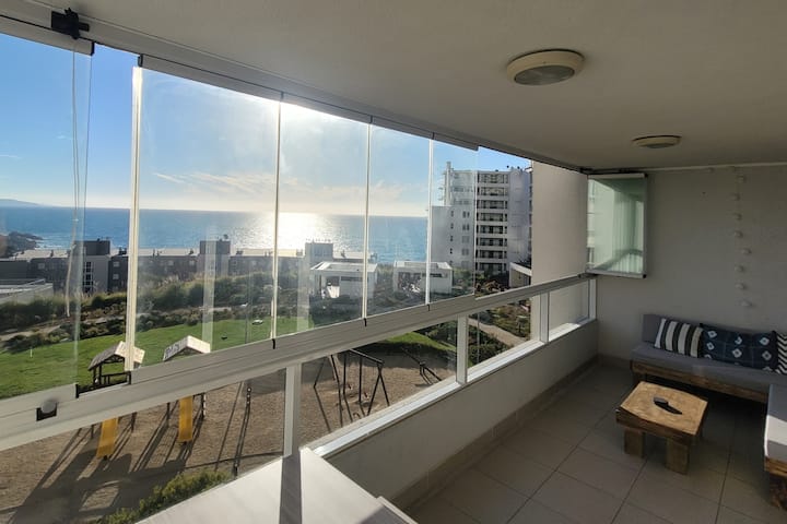 Depto Full Equipado Con Hermosa Vista Al Mar - Concón