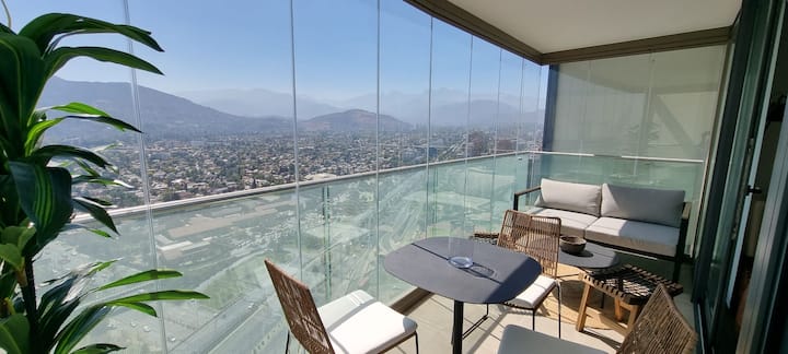 Espectacular Vista A La Montaña - Las Condes