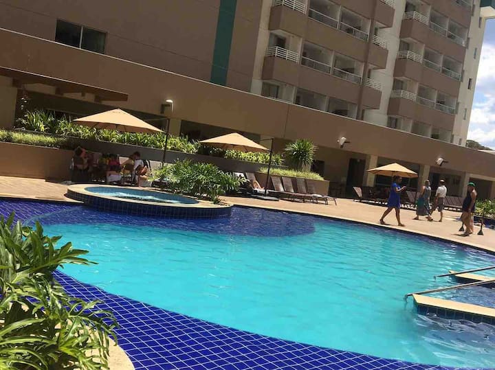 Apart-hotel, Quarto No Enjoy Resort Olimpia - Olímpia