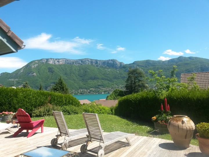 Maison Vue Sur Le Lac D'annecy Proche Du Semnoz - Sévrier