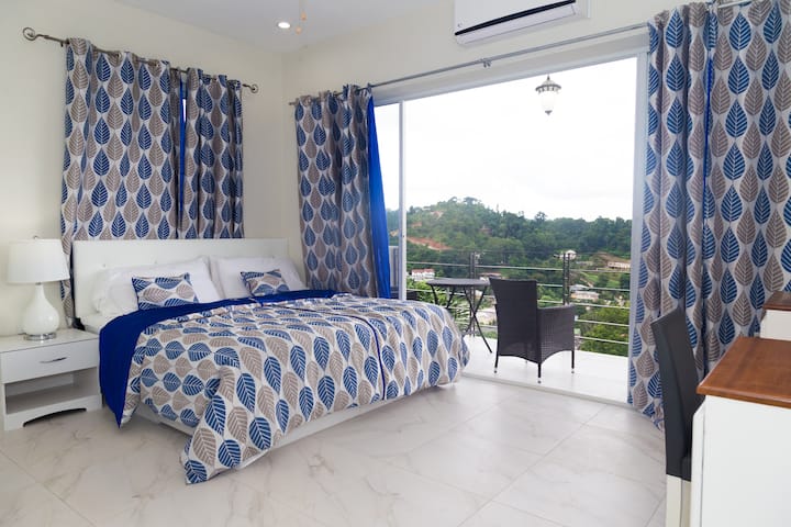 Hololo Haven: Turure Room- Ac, Tv, Wifi, Balcony - Port of Spain