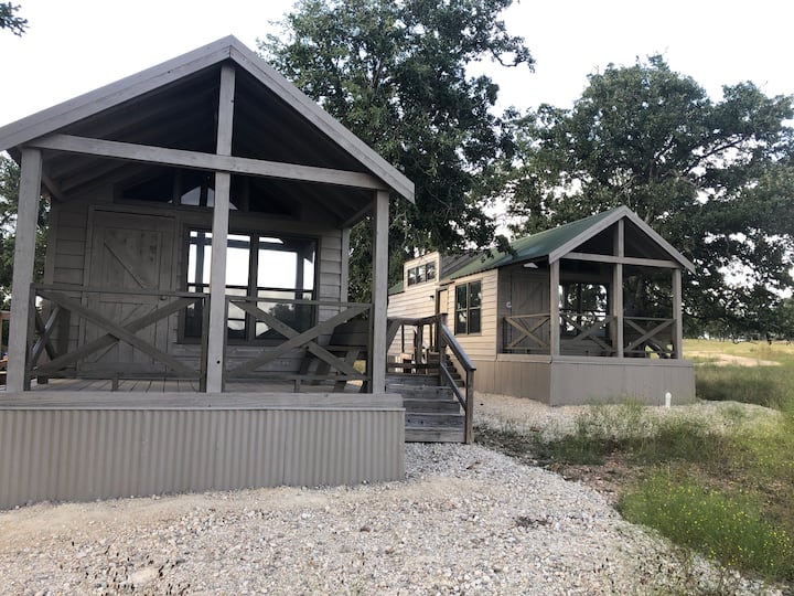 Lost Maples Cabin #3 @ Falling Rock - Tiny houses for Rent in ...