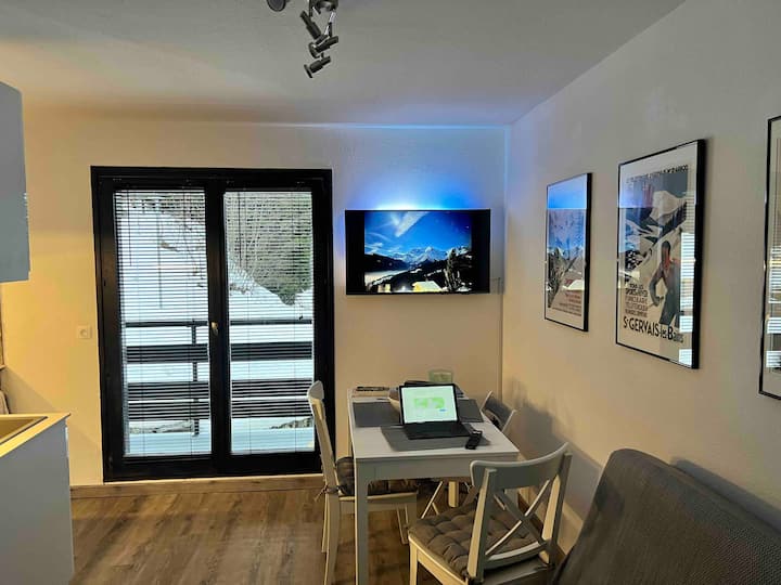 Ski Appt (4 Person) Wifi, Tv, Pool, Tennis - Saint-Gervais-les-Bains