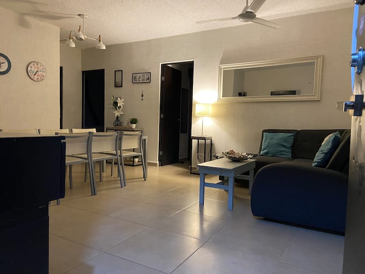 50% Off 🏝Planta Baja Frente Alberca, 8 Huespedes. - Playa del Carmen