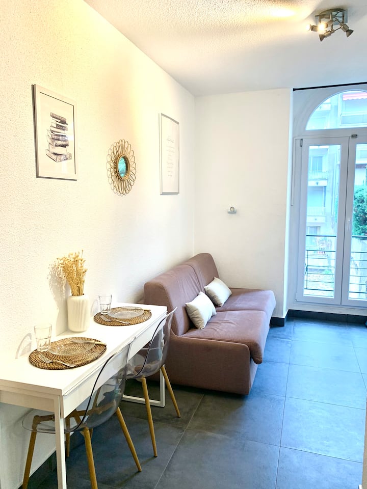 Jolie Studio Proche Mer Et Centre-ville - Nice