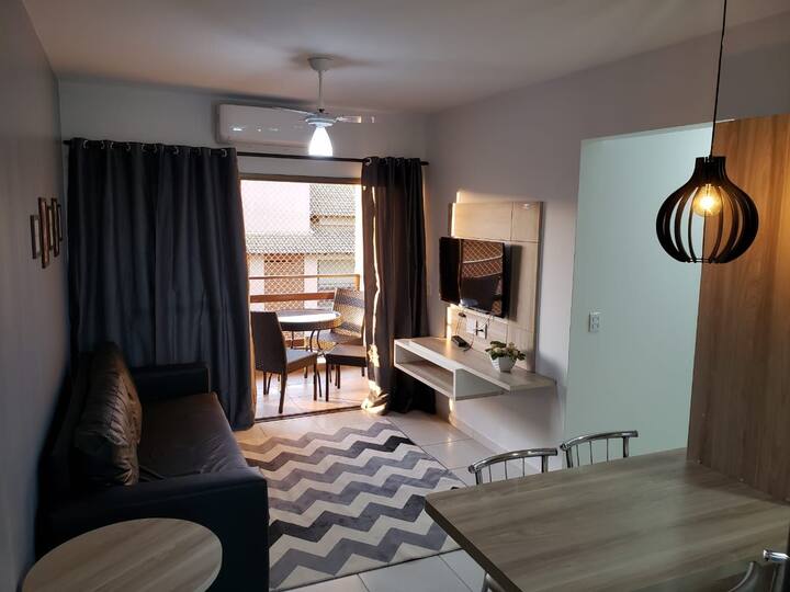 Apartamento Aconchegante Com Vista Para O Lago - Caldas Novas
