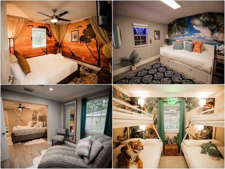 *Travel Themed Property With Backyard Oasis* - University of Central Florida,Orlando