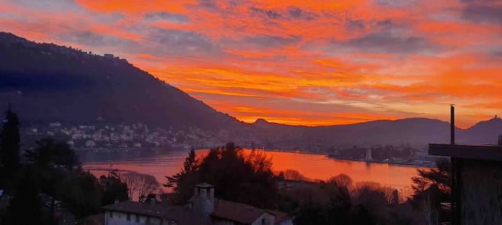 The Blue -Modern Lake View Villa Grumello/ V. Olmo - Como