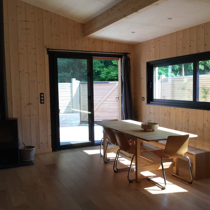 Maison Bois Neuve A 100 M Du Lac - Lacanau