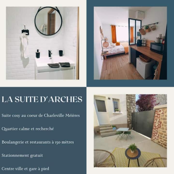🎆 Suite Privée Au Cœur De Mézières + Cour Privée - Charleville-Mézières