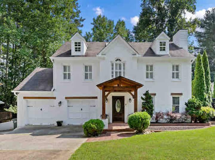 Casa Blanca-2master Bdr /5 Min/marietta Downtown - Marietta, GA