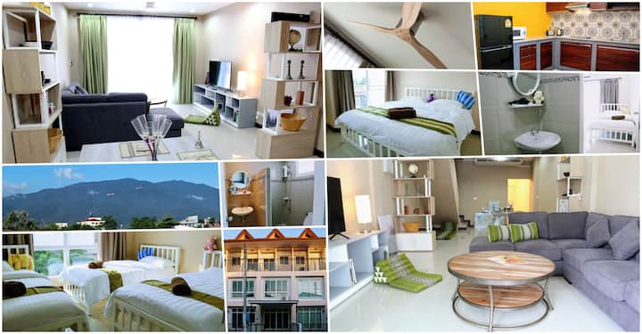 Big Twin Houses In The City - For Up To 17 People - Chiang Mai