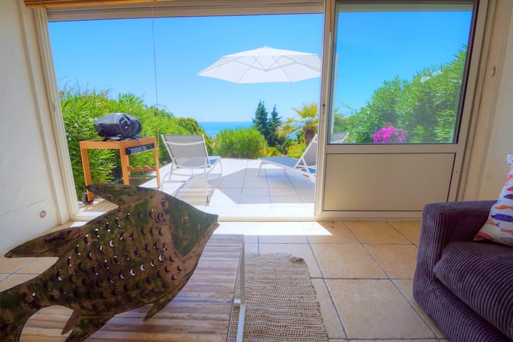 Appartement éCrin De Verdure Avec Superbe Vue Mer - Cap Estérel
