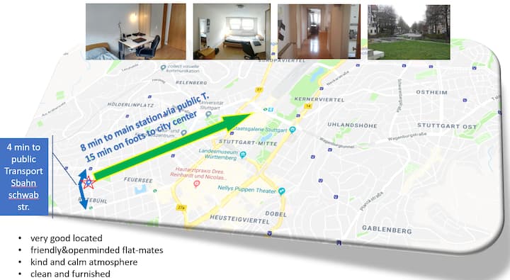 Private Room In Center Of Stuttgart West - Stuttgart