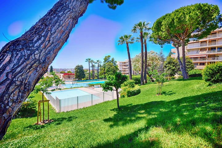 Appartement F4 Met Zwembad En Tennis Op 2 Stappen Van De Stranden - Côte d'Azur