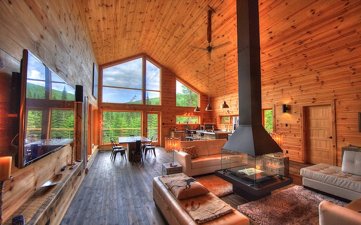 Val D'isère -Chalets Spa Canada- Spa Sauna Lac Ski - La Malbaie