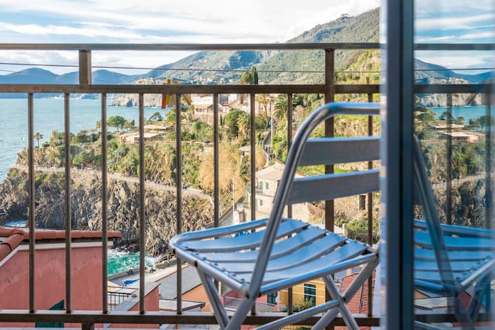 Studio Lucio, Vue Sur La Mer, Manarola - Riomaggiore