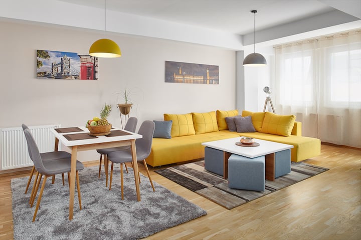 Central Inn Apartment - Spacious Duplex - Skopje