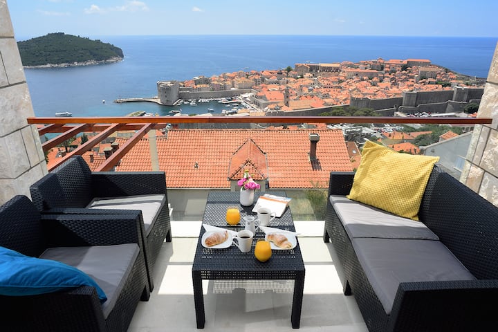 Divine View:  4br, 4ba With Terrace And Loggia - ドゥブロブニク