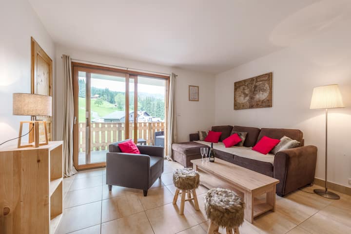 Appt Récent 3 Chambres Sur Pistes, Plein Sud - Les Carroz d'Arâches