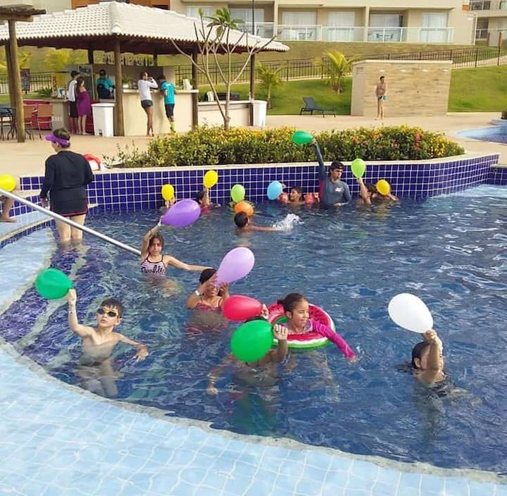 Flat Para Até 6 Pessoas Em Maravilhoso Resort - Caldas Novas