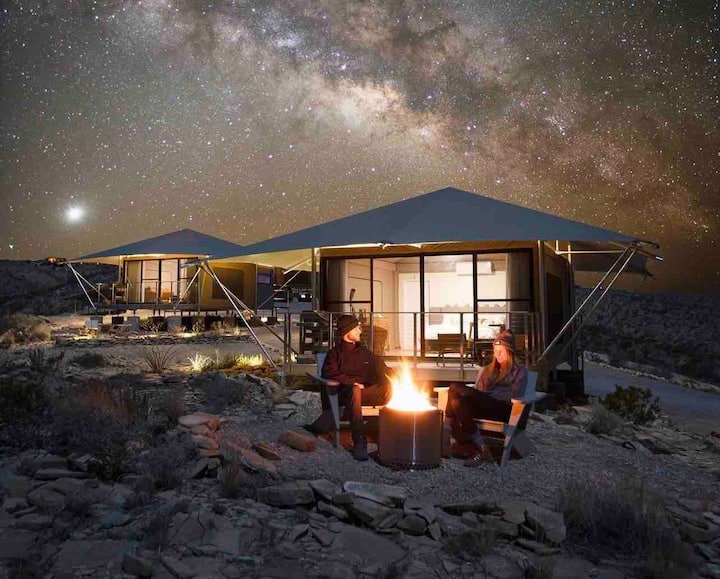 Camp Elena - Luxury Tent 1 - Big Bend Mtn Views - Terlingua, TX