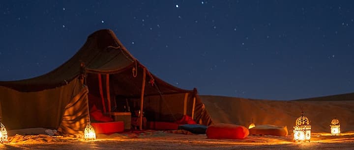 Nomad Camp Under Amazing Stars - Mhamid