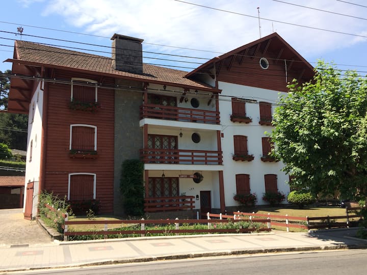 Apto Estilo Suiço - 10 Min A Pé Do Centrinho - Campos do Jordão