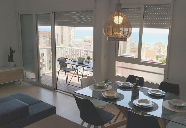Moderno Apartamento Con Vistas En 2 Línea De Playa - San Juan de Alicante