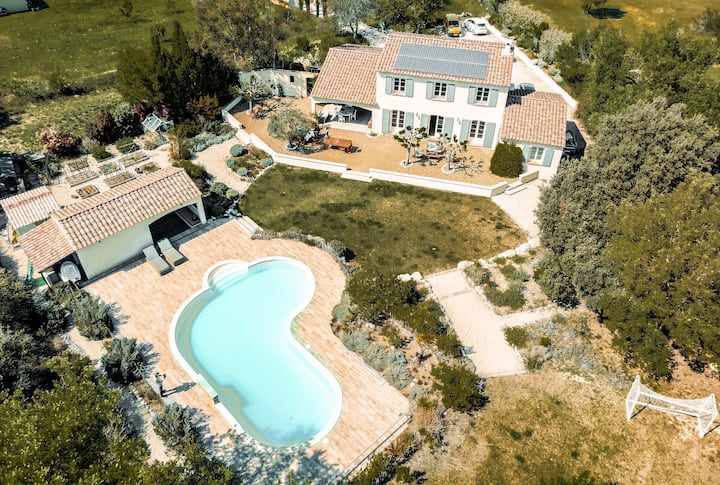 Villa Provençale En Campagne Aixoise, Calme - Saint-Cannat