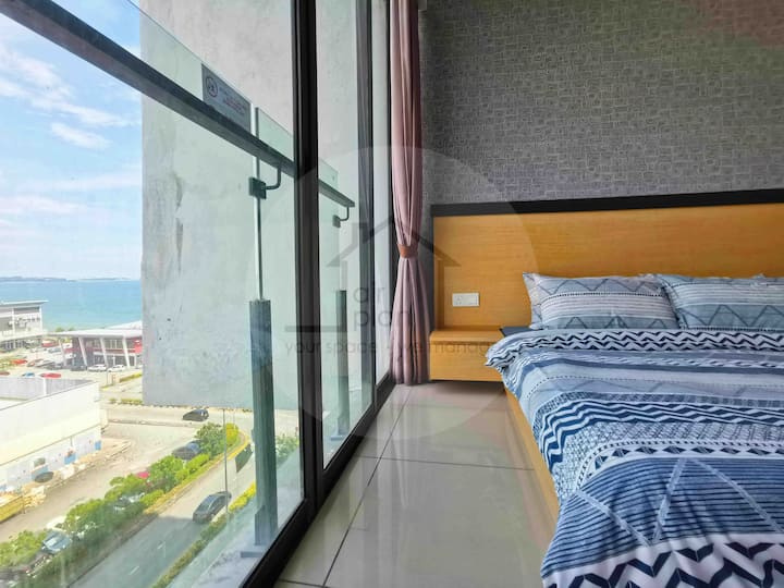Pd D'wharf Cosy Unit - Seaview (Up To 6 Pax) - Port Dickson