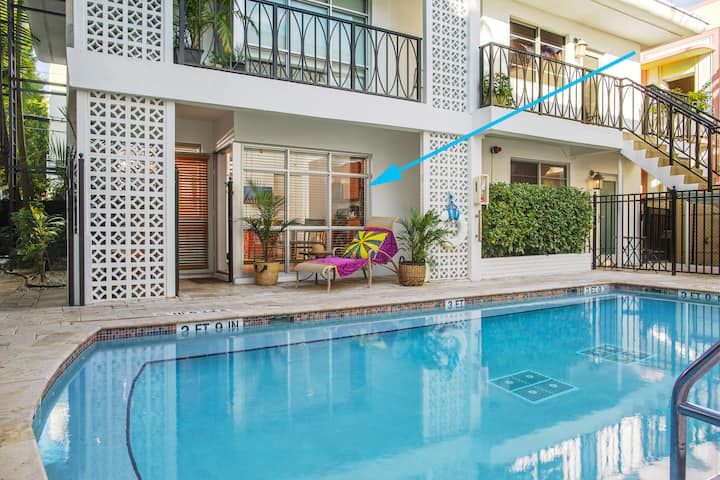 South Beach Poolside Apartment - South Beach, FL