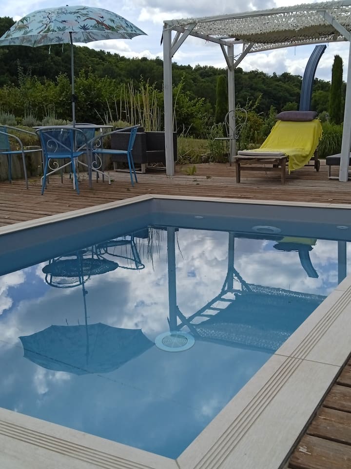 Chambre Dans Maison Au Calme En Isère Avec Piscine - Bourgoin-Jallieu