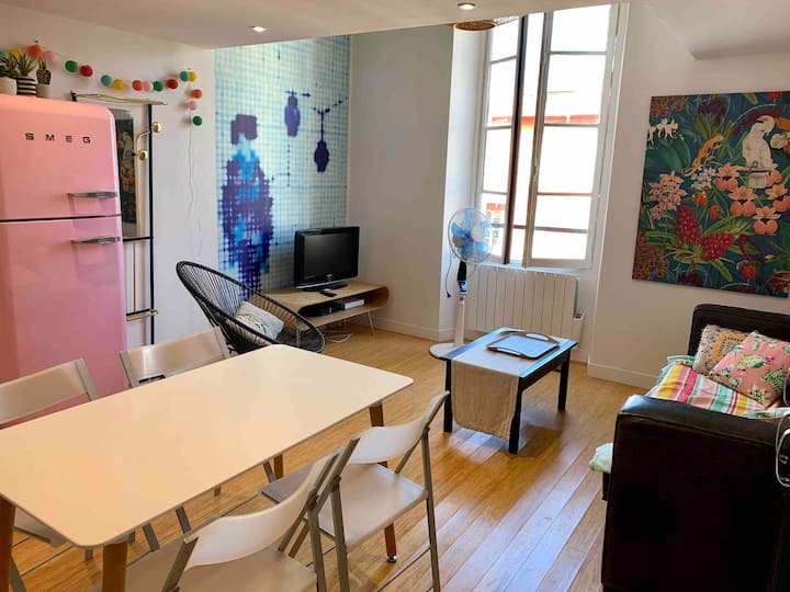 Charmant Loft En Duplex, Port/vieille Ville - Parc Phœnix - Nice
