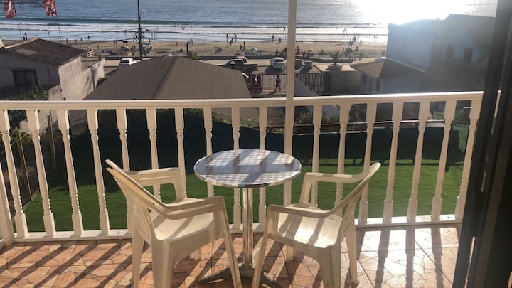 Cabaña Con Vista Al Mar Y A Pasos De La Playa - Quintero